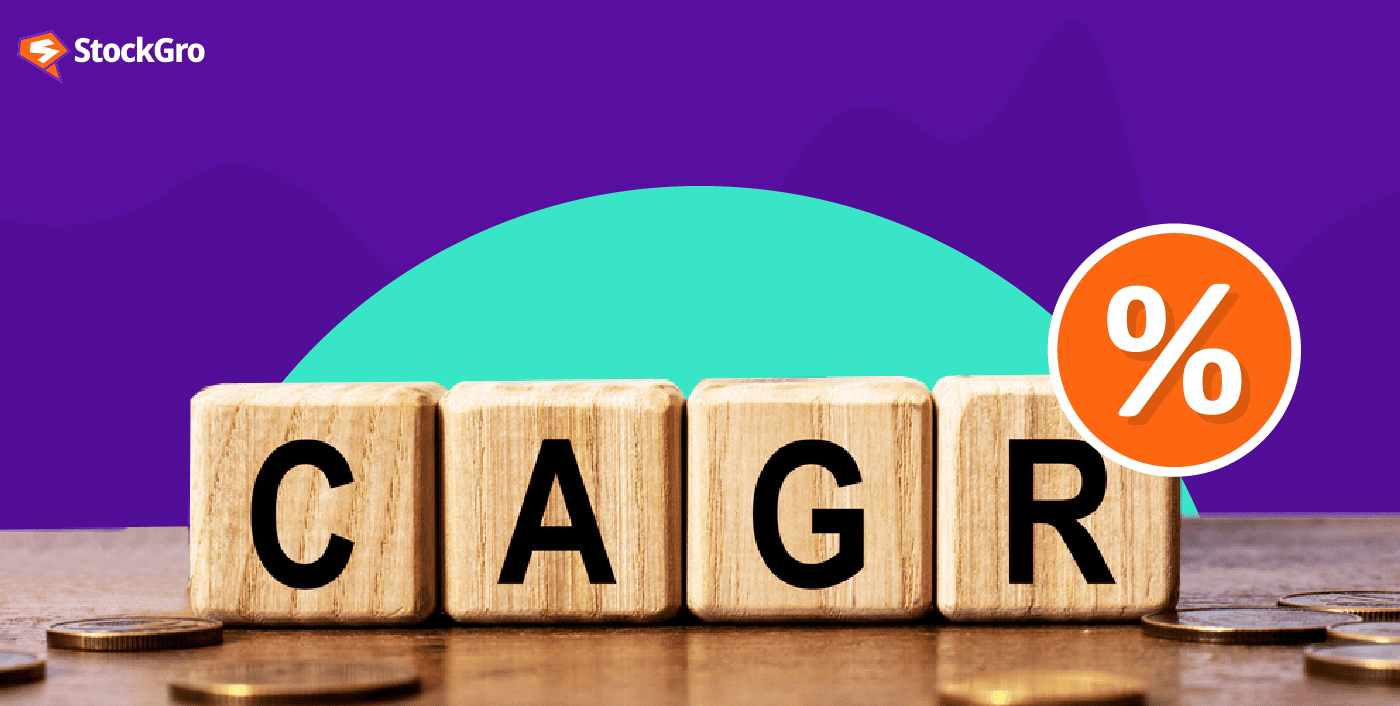 Basics of CAGR in the share market and its calculation.