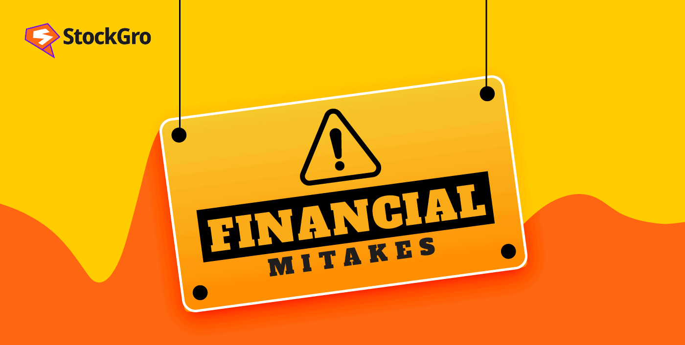 Common financial mistakes: How to recover from them