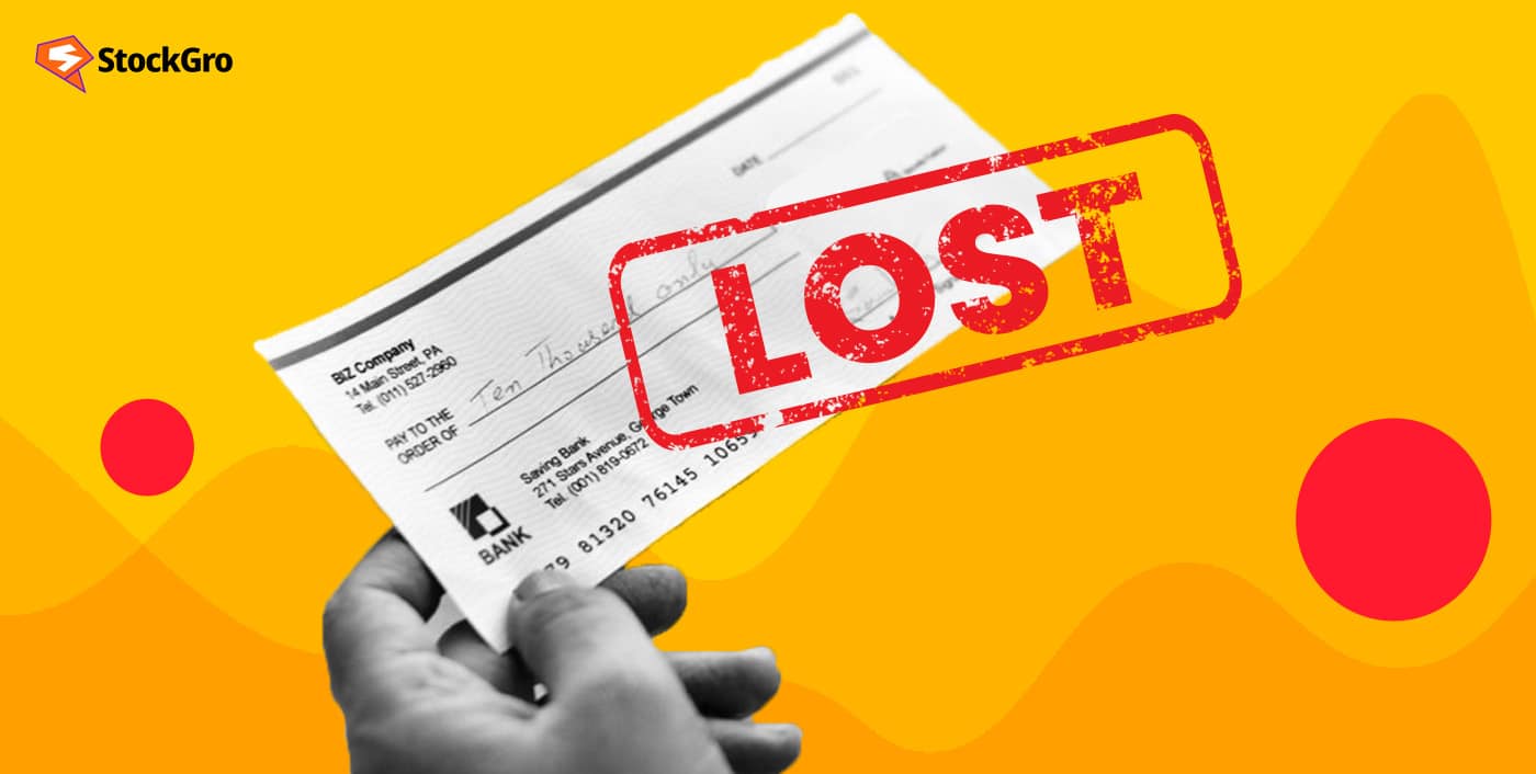What if my cheque gets lost in transit | StockGro