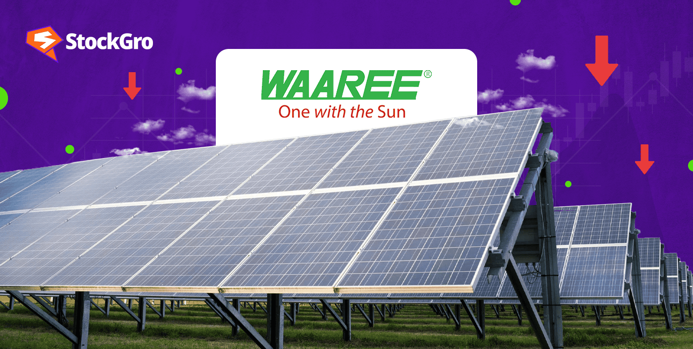 Waaree Energies Stock Lists at ₹2,550, Falls 10% on Profit Taking