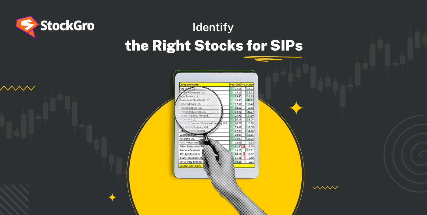 How to Choose the Right Stocks for SIP Investments