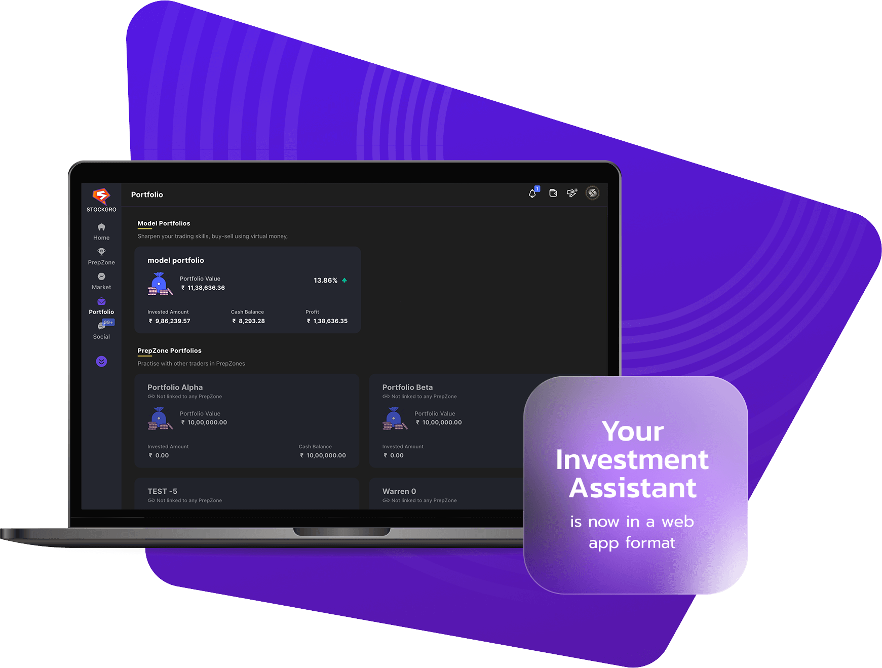 StockGro - The best way to learn stock trading and investing.